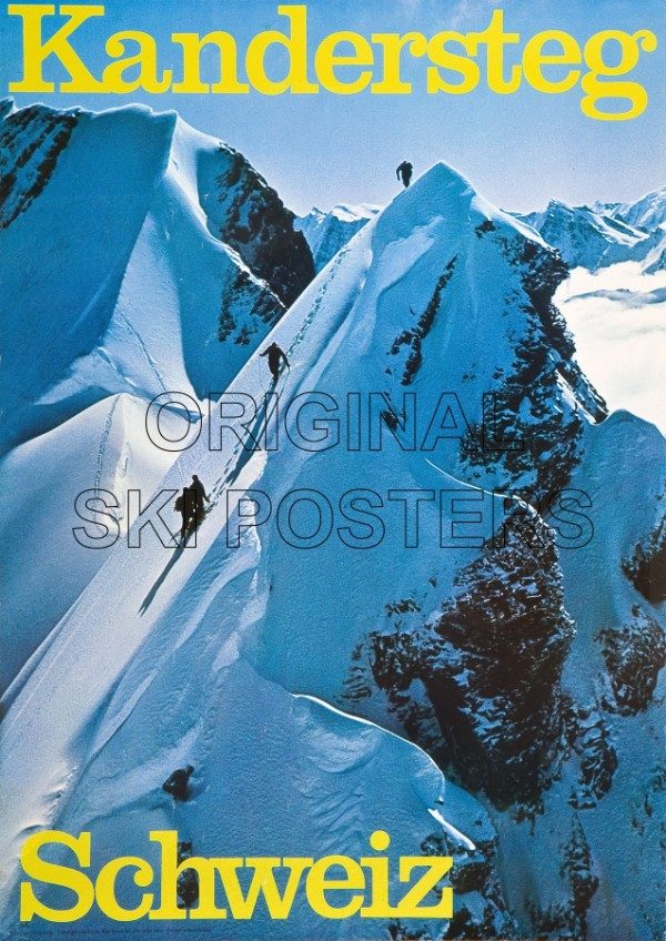 Kandersteg, Schweiz – Original Ski Posters.com