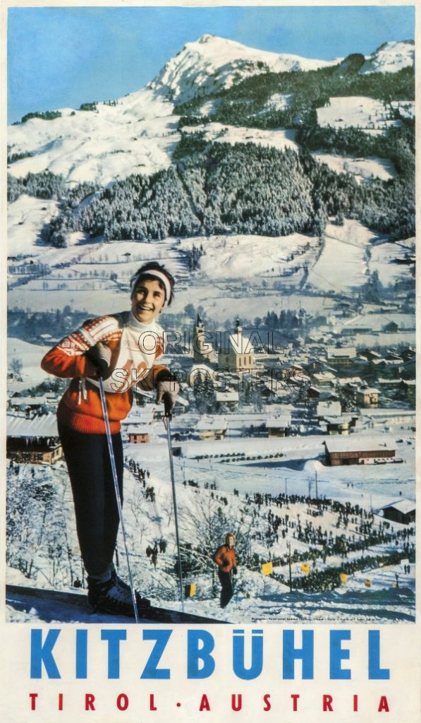Kitzbuhel, Tirol – Original Ski Posters.com