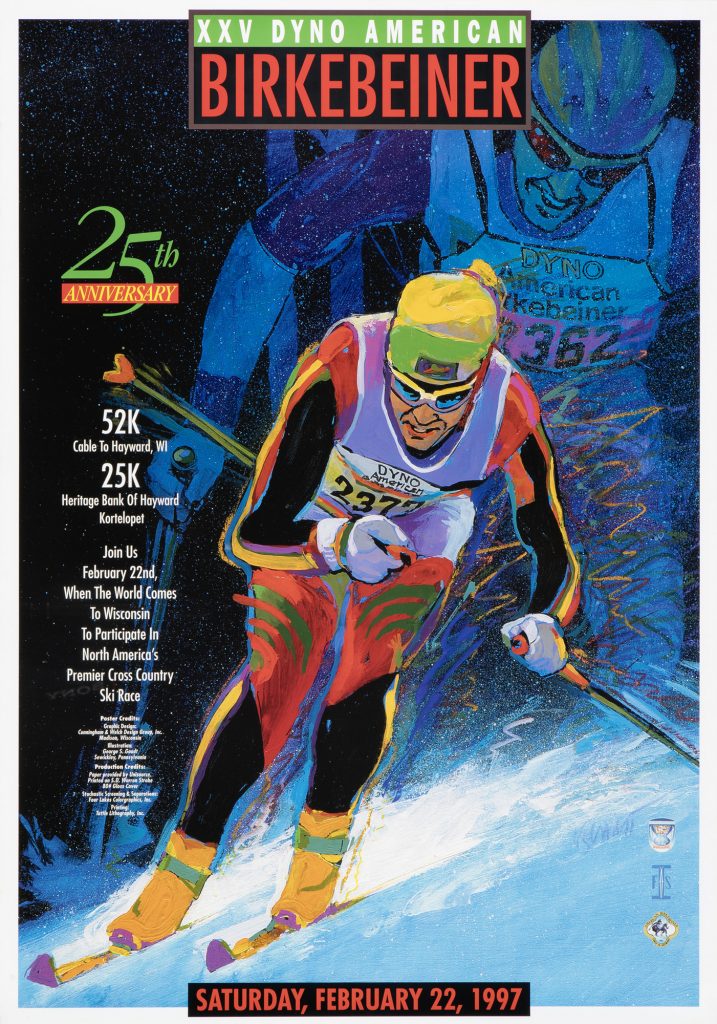 Birkebeiner Dyno American: 1997 Ski Race FIS – Original Ski Posters.com